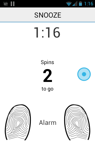 [New App] Spin Alarm Clock Begins Every Day On The Wrong Side Of The Bed