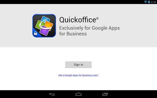 Quickoffice For Google Apps For Business Launches On The Play Store ...
