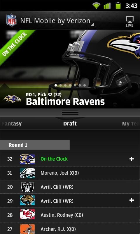 Verizon NFL Mobile App Updated For The 2013 Draft, Still Gets Picked ...