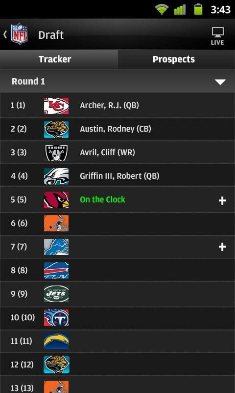Verizon NFL Mobile App Updated For The 2013 Draft, Still Gets Picked ...