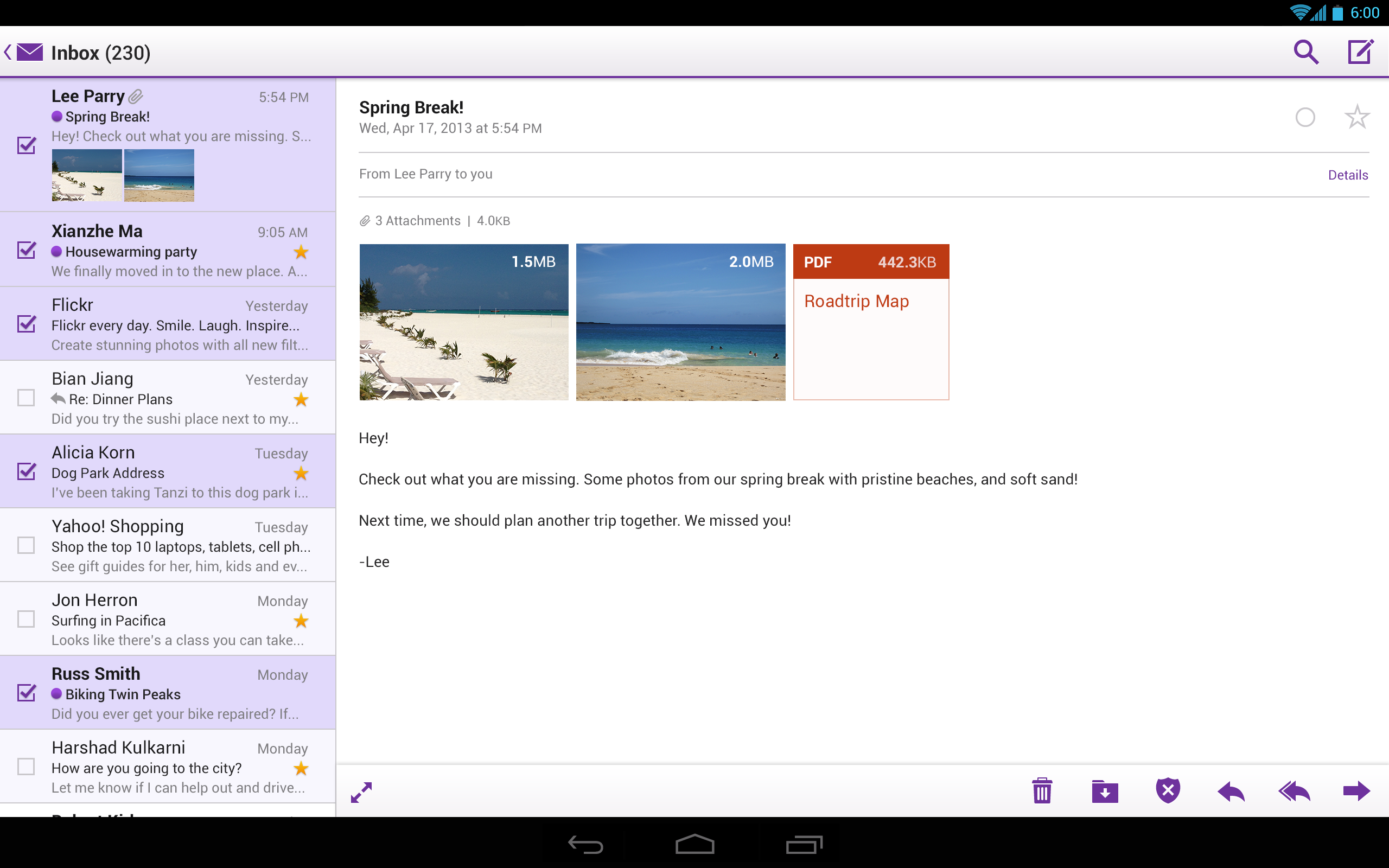Yahoo Mail For Android Now Has A Dedicated Tablet UI, And It Doesn't ...