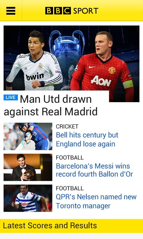 BBC Finally Takes Its Sport App Outside The UK, Now Available To Users ...