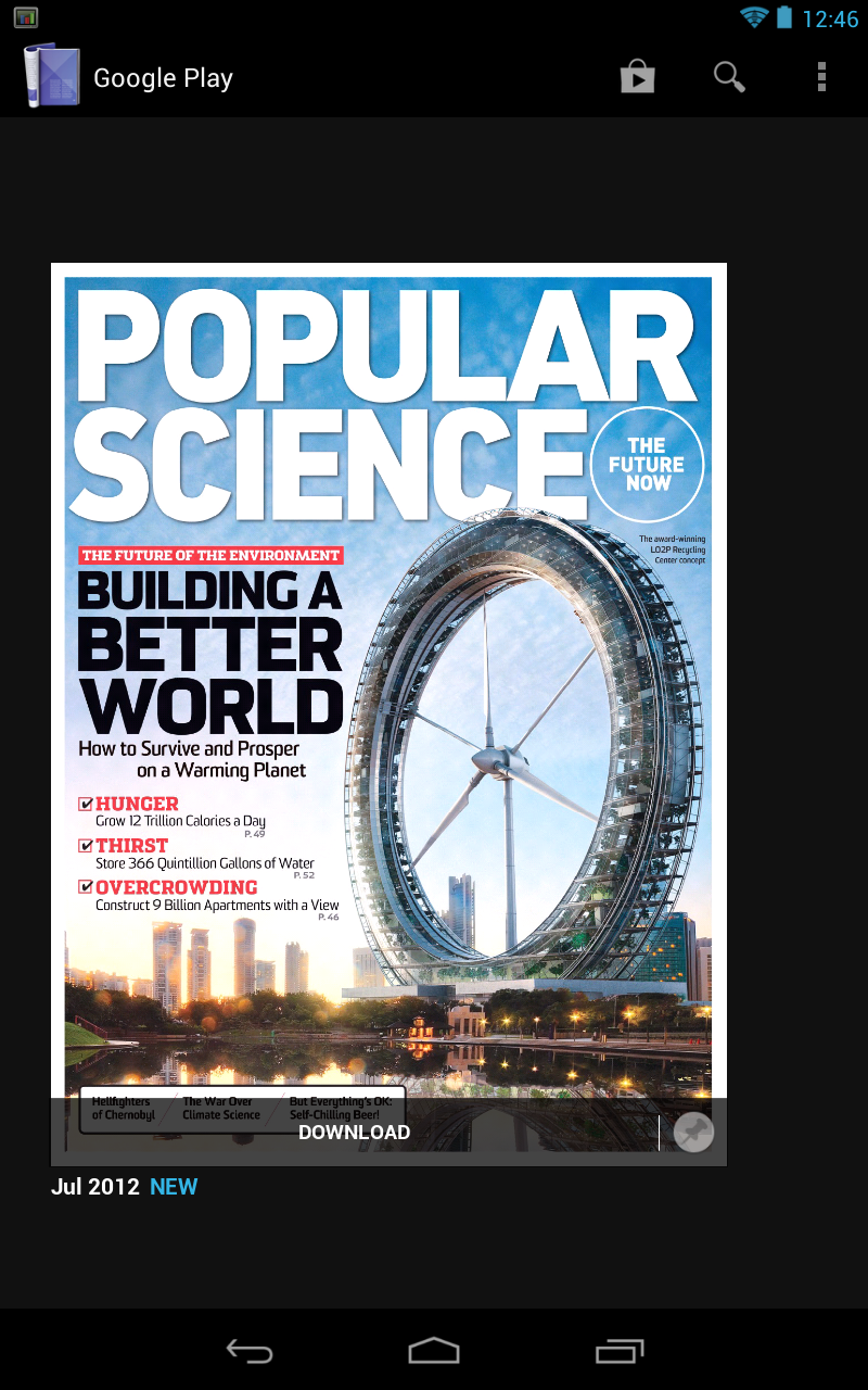 Google Play Magazines Updated To V2.0, Now Uses Card UI In The Magazine ...