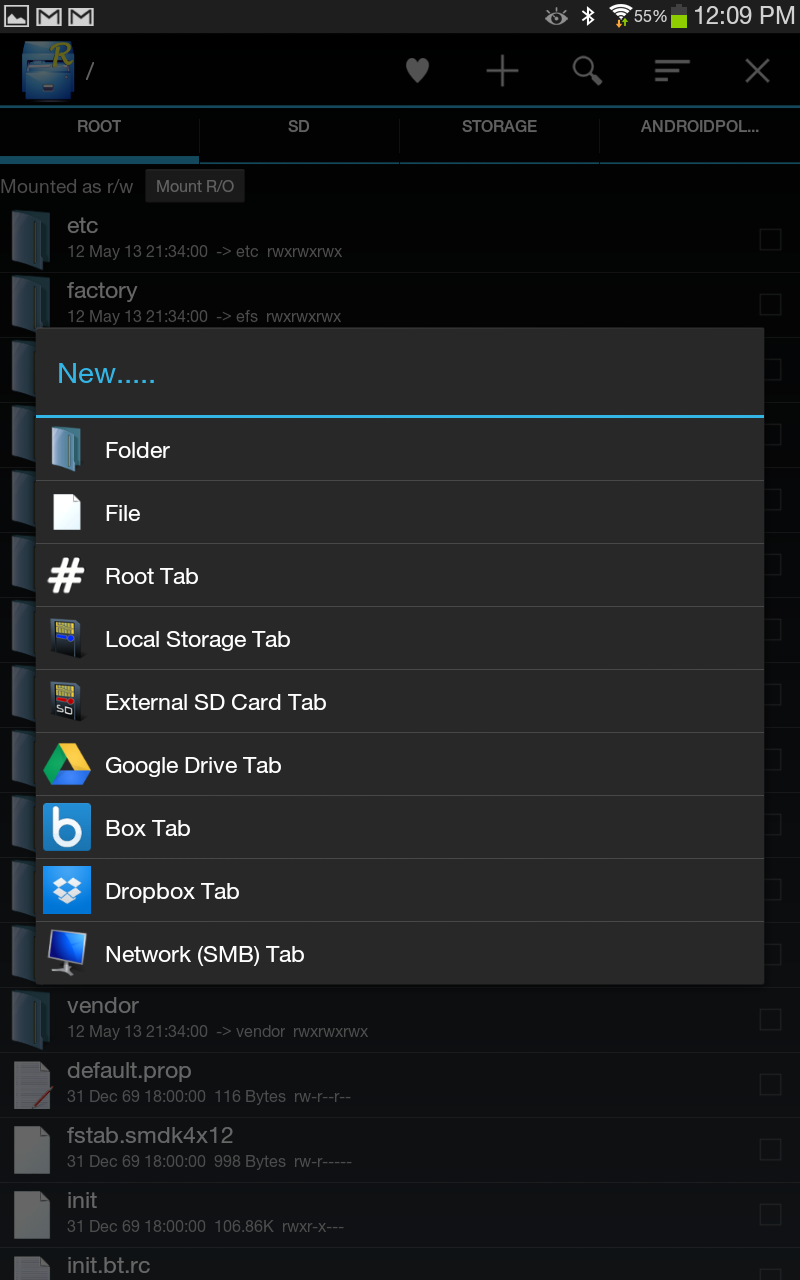 Huge Root Explorer Version 3.0 Update Adds Tabbed User Interface, Cloud ...