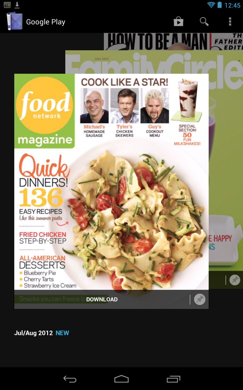 Google Play Magazines Updated To V2.0, Now Uses Card UI In The Magazine ...