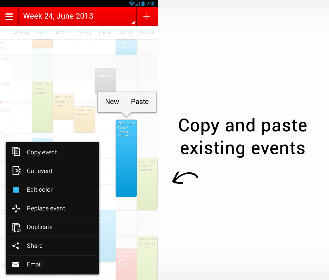Popular iOS App WeekCalendar Brings Easy Calendar Management To Android