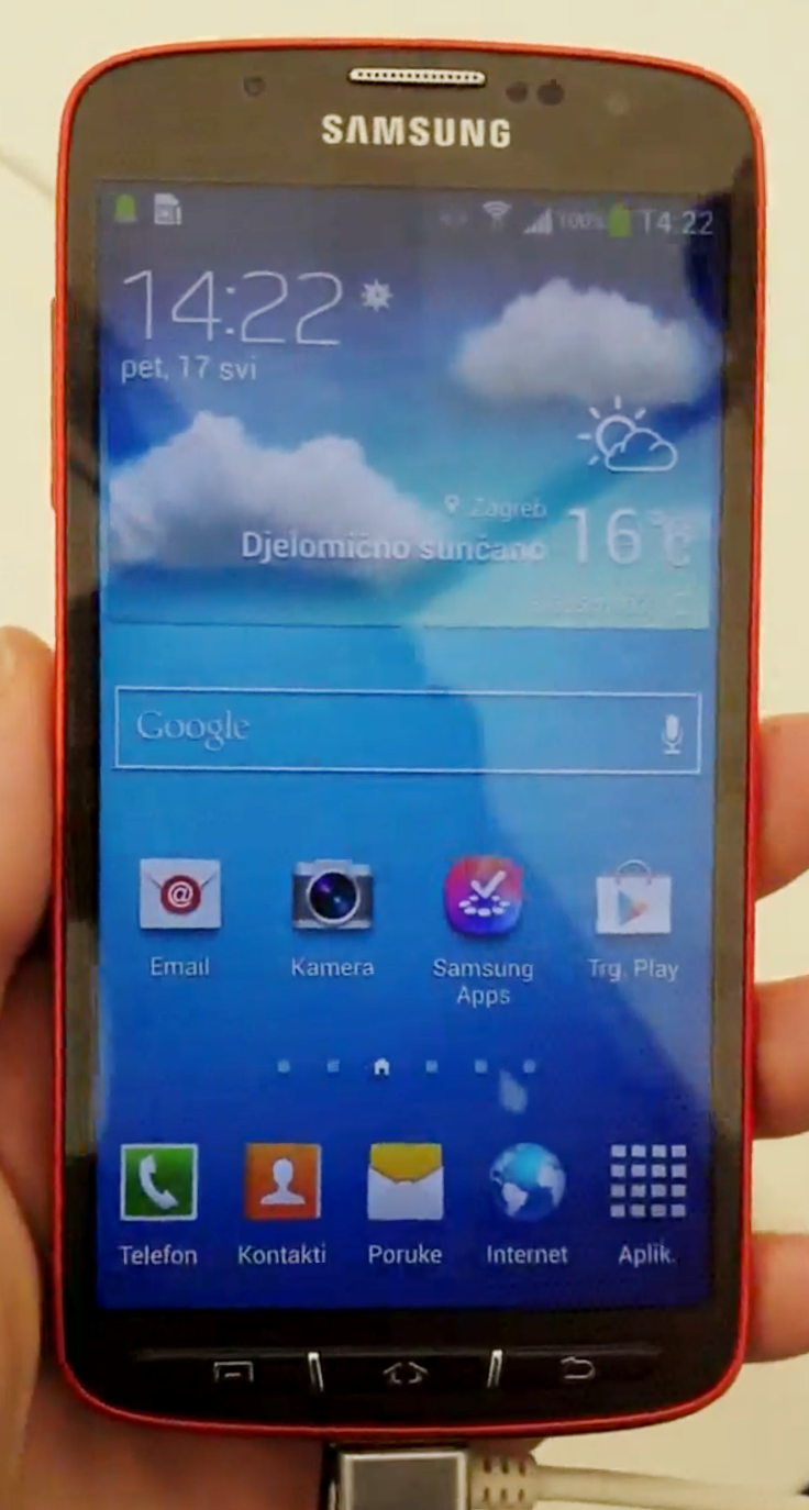 Samsung Galaxy S4 Active Caught On Video With Slower Snapdragon CPU And ...