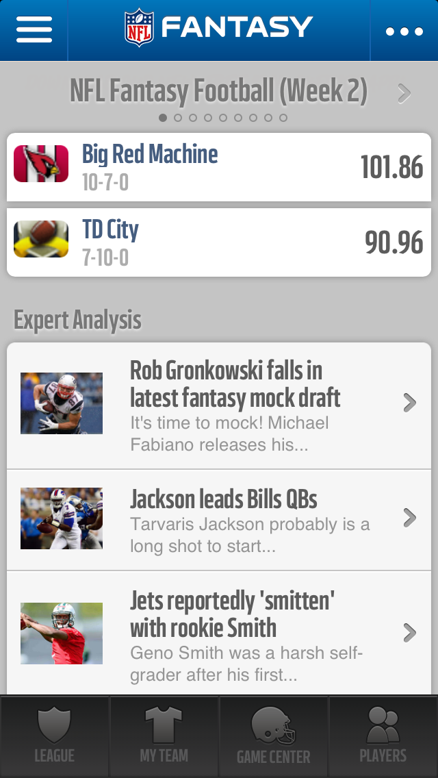 NFL.com Fantasy Football App Updated With New, Less Awful User ...