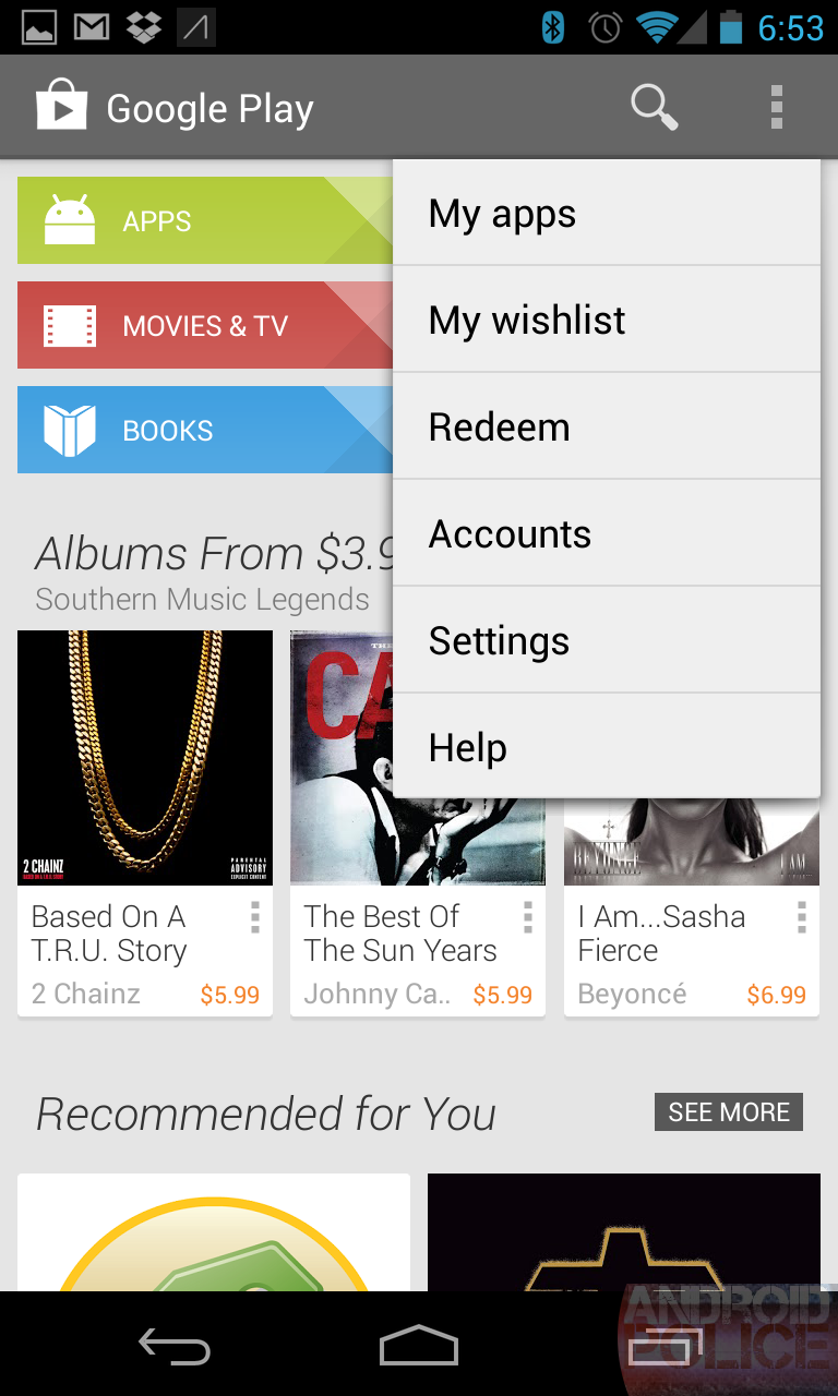 Download: Latest Google Play Store 4.1.6 - Sweet New Designs And OCD Fixes