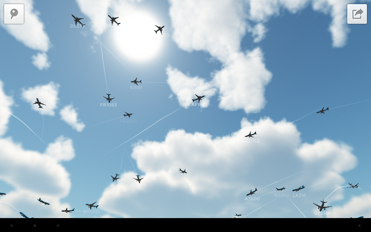 [New App] Plane Finder 3D Lets You See Planes In The Air In Real Time