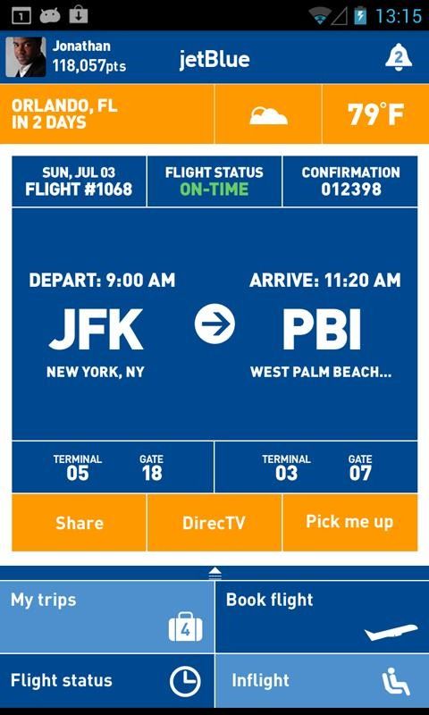 JetBlue App Updated To v2 With Virtual Boarding Passes And Streamlined UI