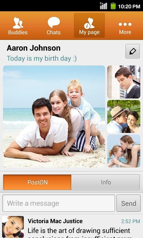Samsung's ChatON App Updated To v2.7.3 With Voice And Video Chat For ...