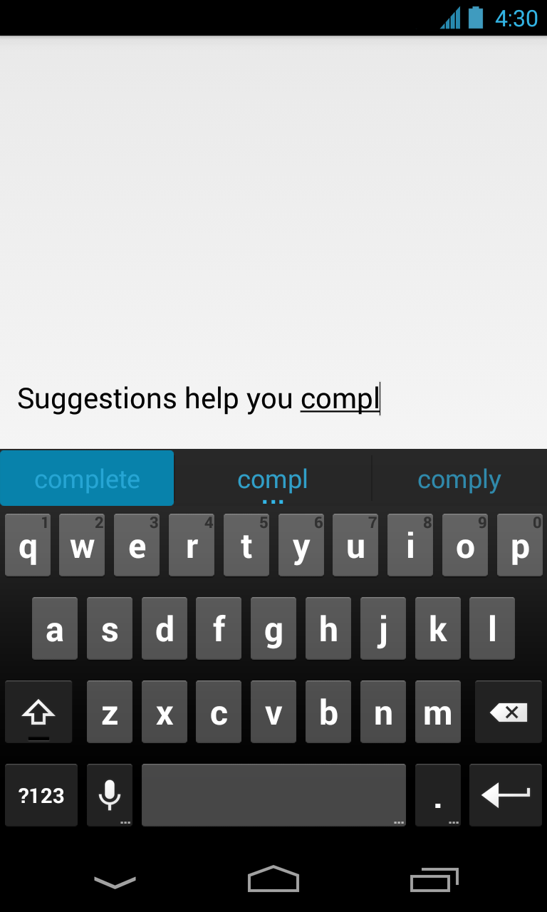[New App] Google Adds Stock Android Keyboard To Google Play For All 4.0 ...