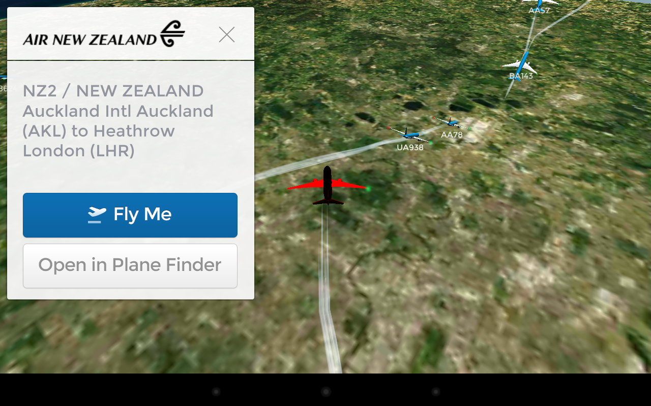 [New App] Plane Finder 3D Lets You See Planes In The Air In Real Time