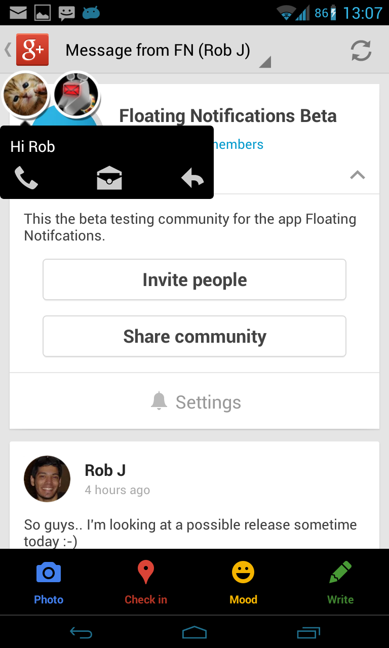 [New App] Updated And Much Improved Floating Notifications App Pops Up ...