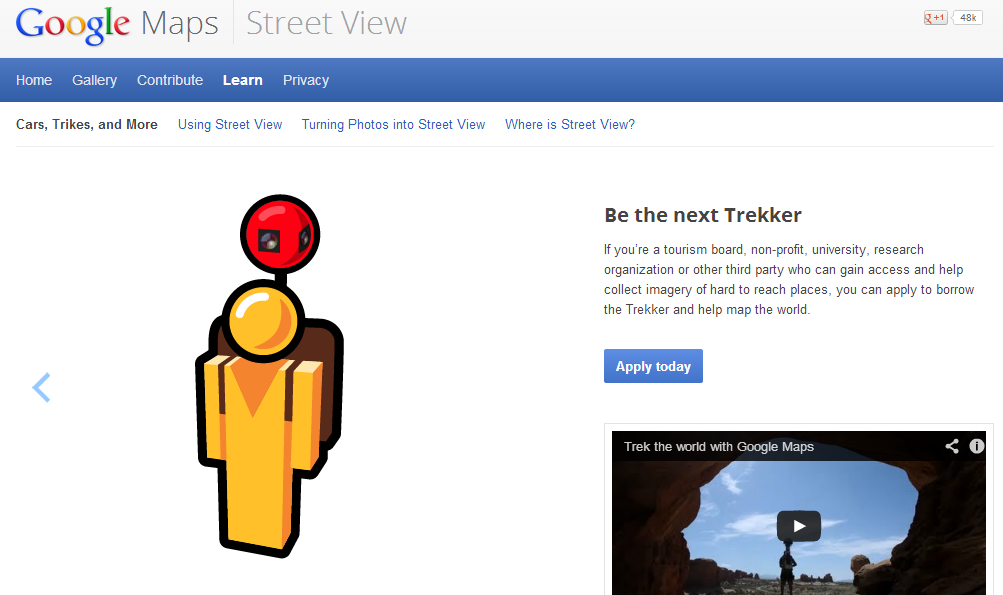 You Could Become The Next Street View Trekker And Contribute To Google Maps