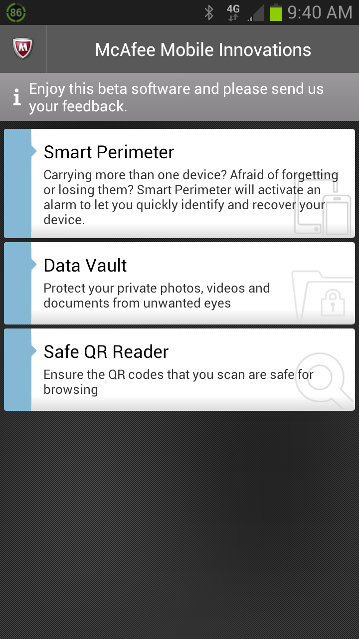 [New App] McAfee Smart Perimeter Beta Puts Your Tablet And Smartphone ...