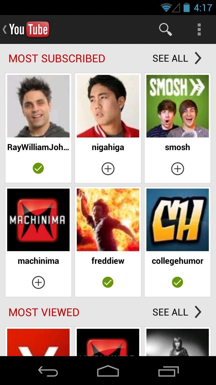 YouTube App Updated To 4.5.17 With Slide-Out Navigation Menu And Video ...