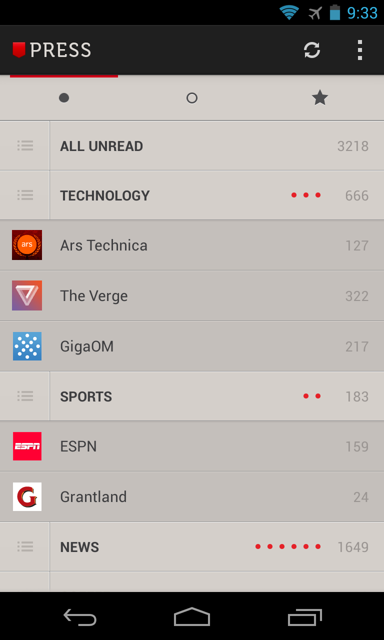 Press RSS Reader Updated To Version 1.3 With Support For Feed Wrangler And Feedbin, Feedly and ...