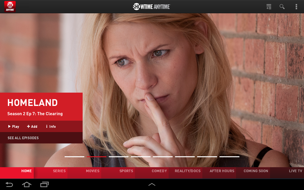 Showtime Anytime Updated To v2.0 With Live TV Streaming