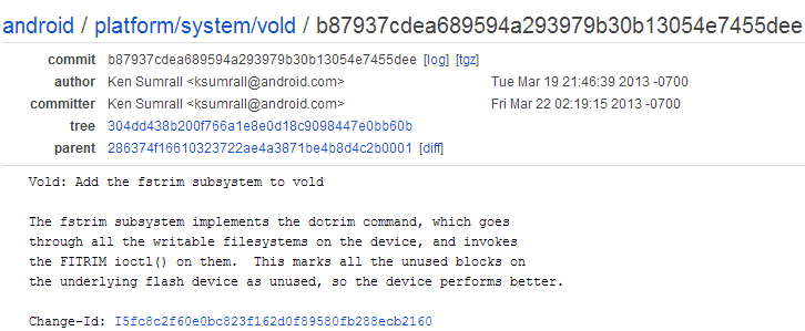 Google Quietly Added Built-In TRIM Support In Android 4.3 – Should Fix Most Storage-Related ...