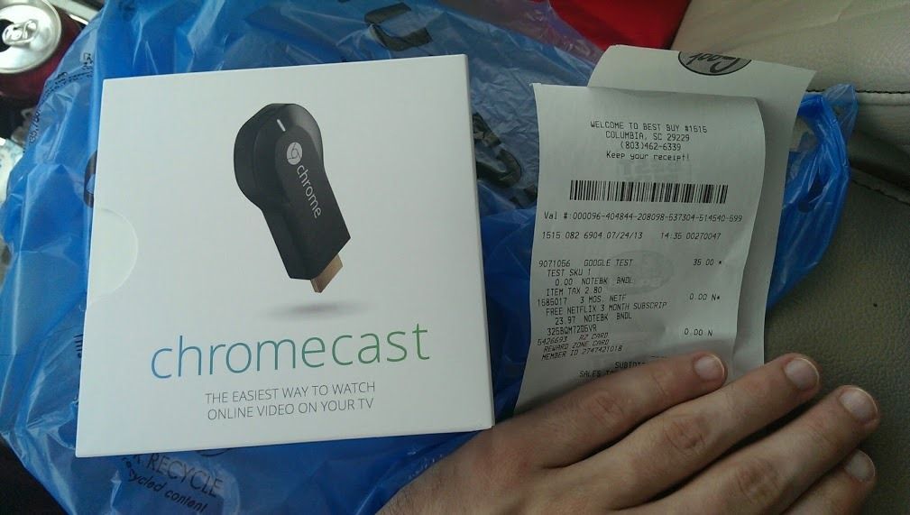 Chromecast On Shelves In Some Best Buy Stores And Live On The Website ...