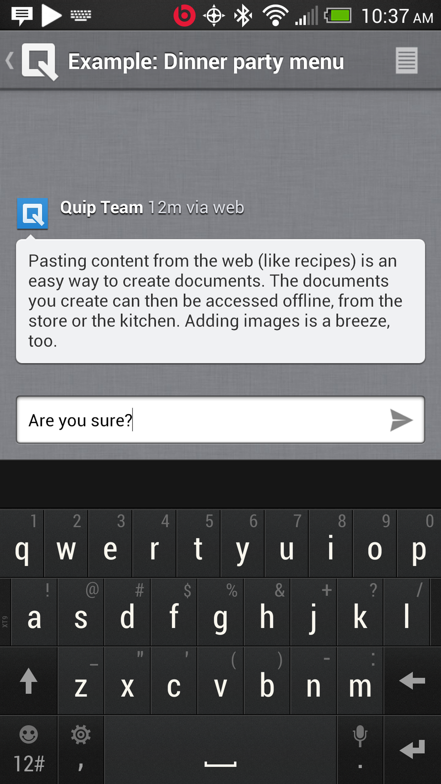 [Hands-On] Quip Seeks To Change Mobile Word Processing, Now Available ...