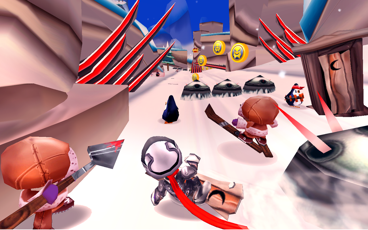 [New Game] "Falling" And "Running" Fred Returns In Skiing Fred, Pits ...