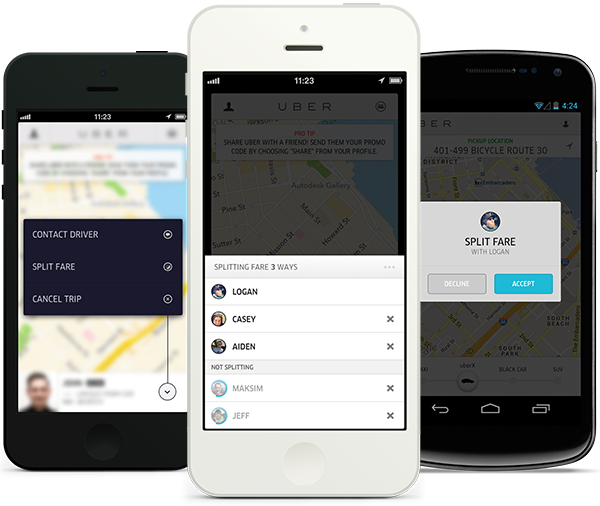 Uber Update Introduces Fare Splitting, Lets You Share Trip Cost With ...