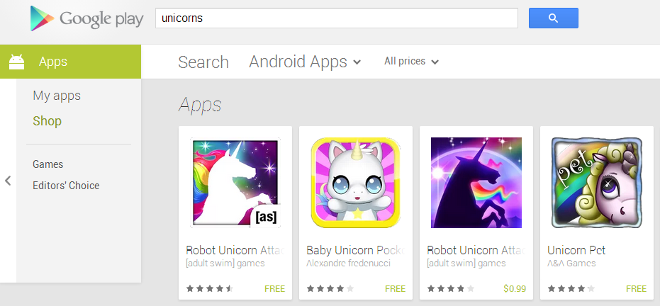 Free And Paid App Search Filters Are Back On The Web Version Of The ...