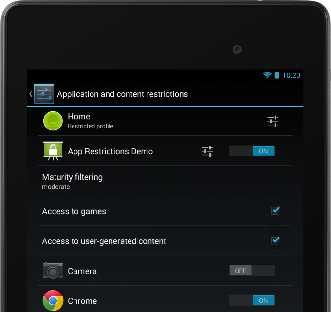 Android 4.3 Feature Focus: Multi-User With Restricted Profiles