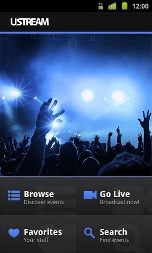 Ustream App Updated To v2.5 With A Slick New UI, Less Buffering, And More