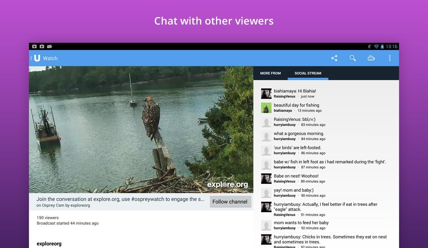 Ustream App Updated To v2.5 With A Slick New UI, Less Buffering, And More