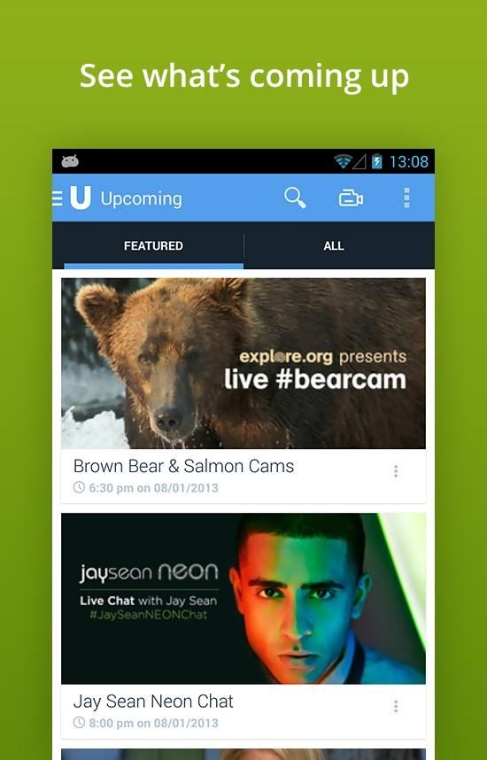 Ustream App Updated To v2.5 With A Slick New UI, Less Buffering, And More