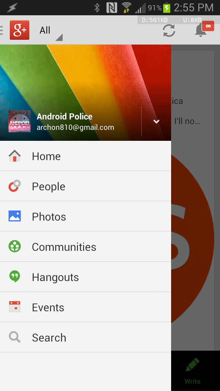 [APK] Download Google+ 4.1 With Swipe-Down-To-Refresh, Drive Photos ...
