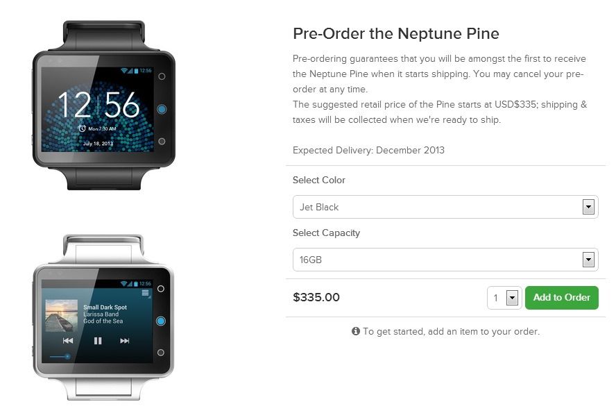 Pre-Orders Go Live For The Neptune Pine, A Smartwatch With An Identity ...
