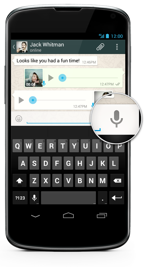 WhatsApp Shakes Things Up: Free Push-To-Talk Voice Messages Now ...