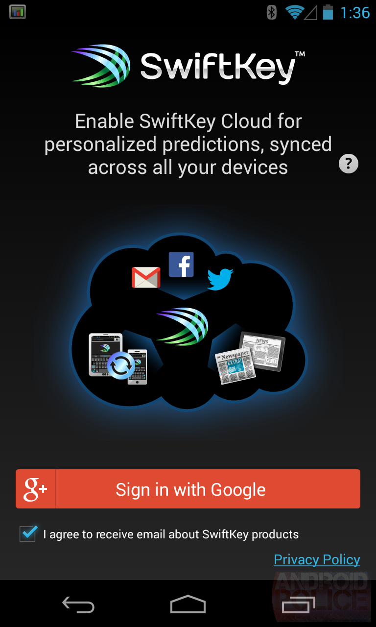 SwiftKey 4.2 With Cloud Sync Launches In The Play Store, Temporarily On ...