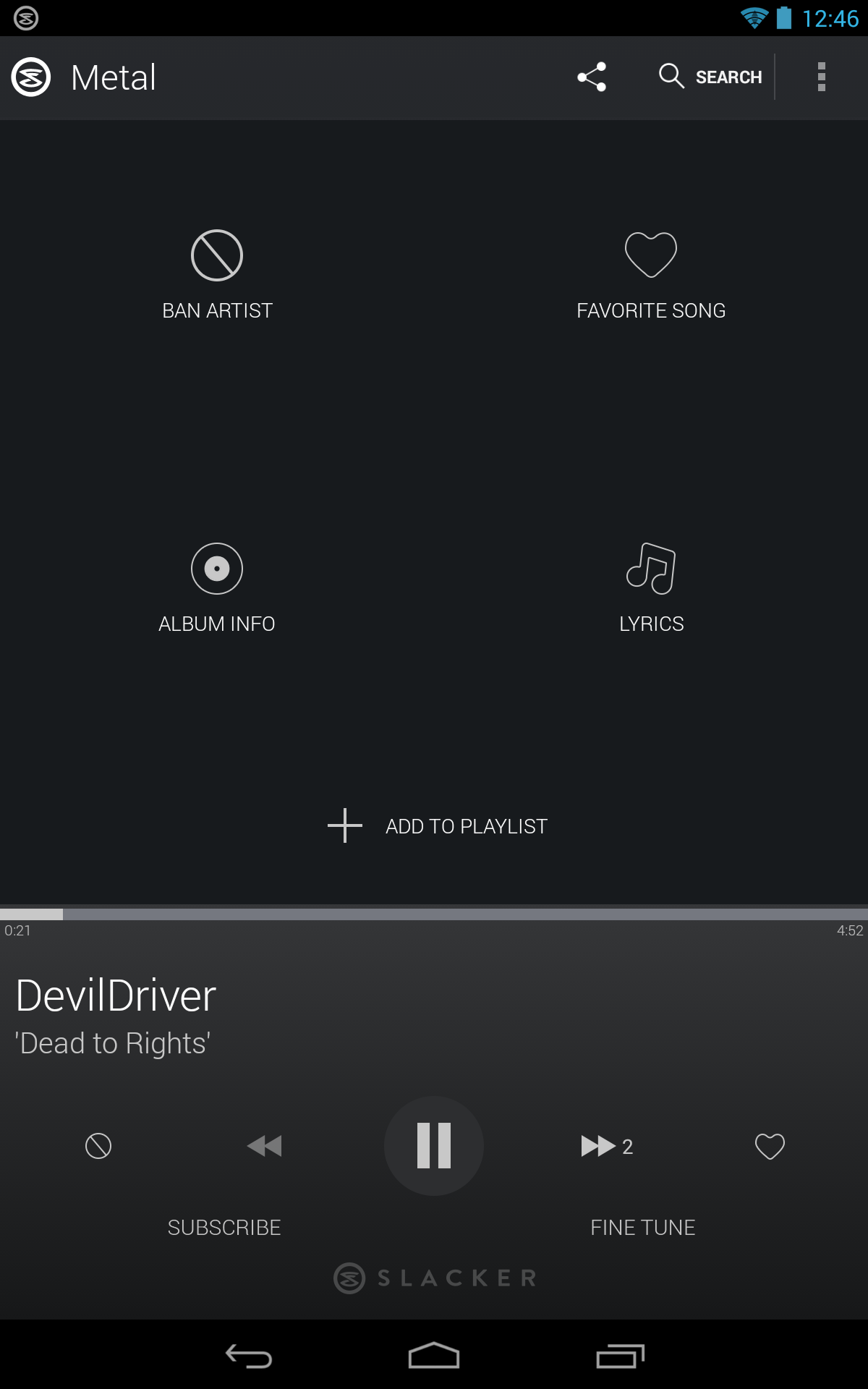 Slacker Radio App Gets A Total Redesign And New 'My Vibes' Activity ...