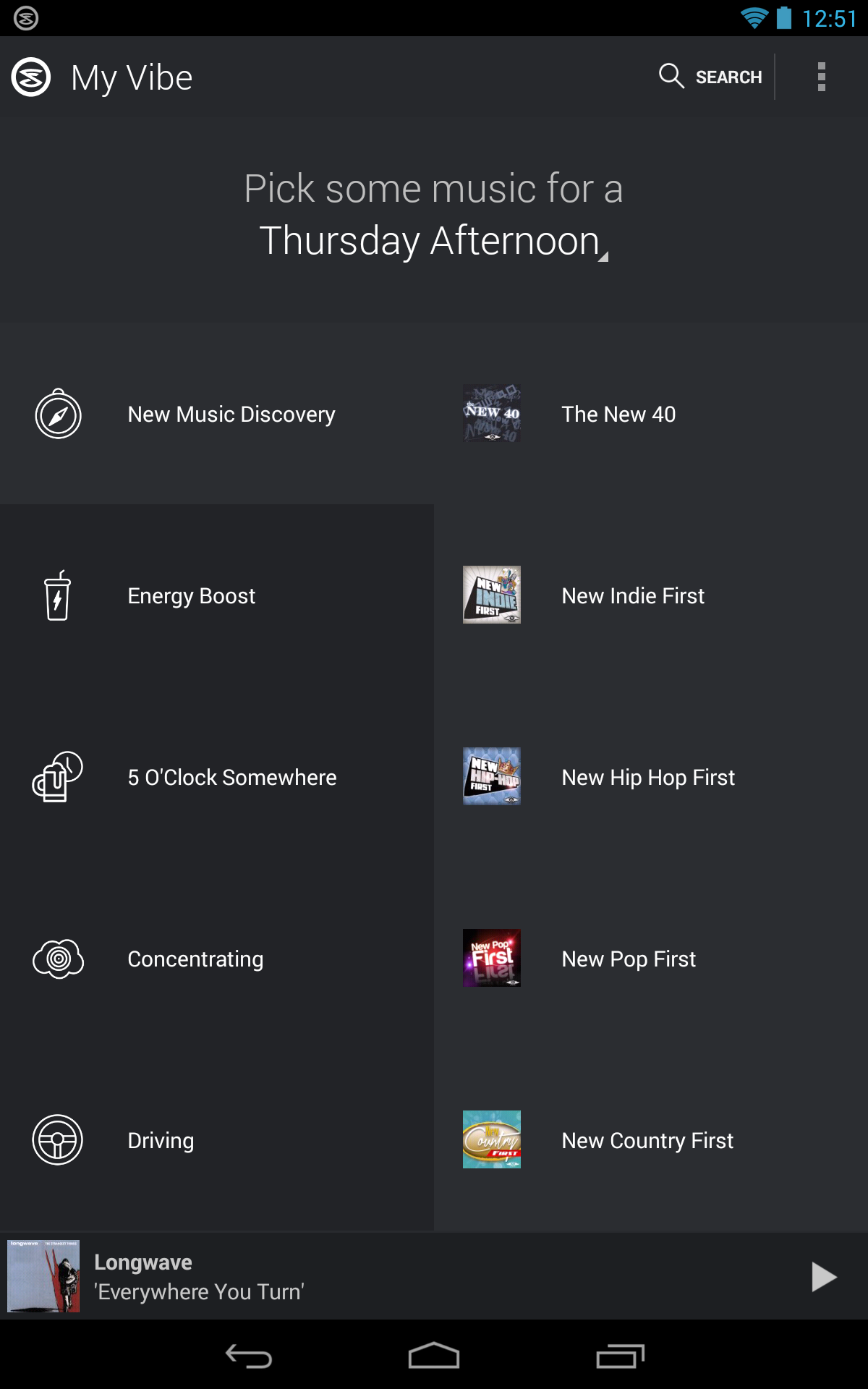 Slacker Radio App Gets A Total Redesign And New 'My Vibes' Activity ...