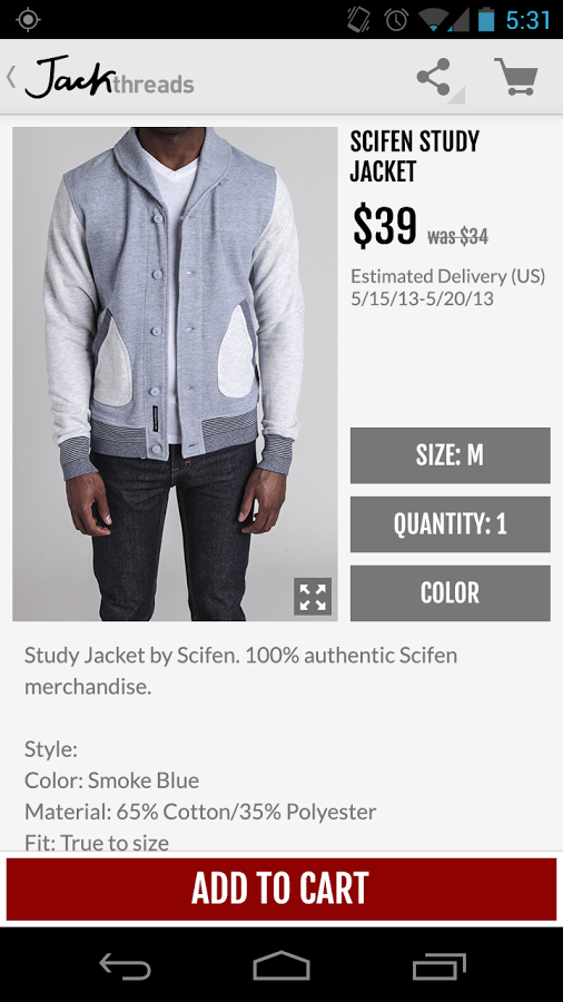 JackThreads Relaunches Its Android App With A New Fashionable Look ...