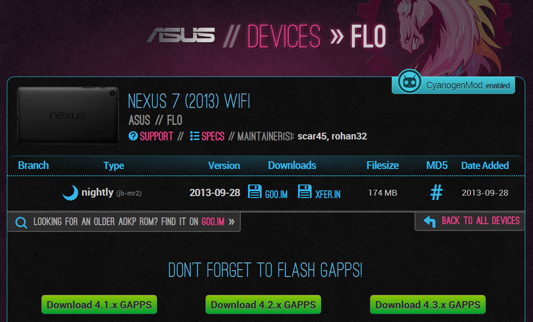 AOKP ROM Passes 3.5 Million Users, Android 4.3 Nightlies Available Now
