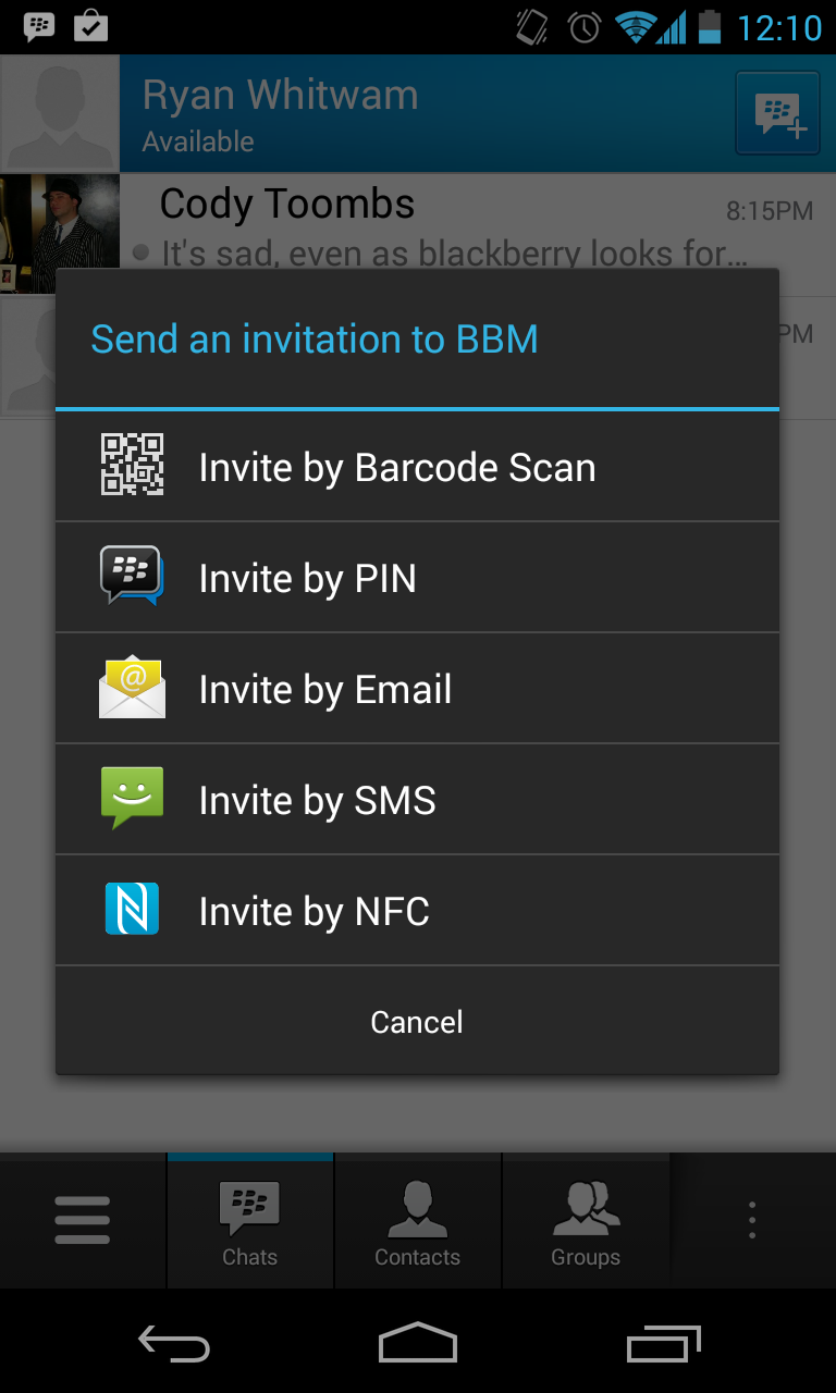 BBM For Android Review: A Great Way To Keep In Touch... If You Have A ...