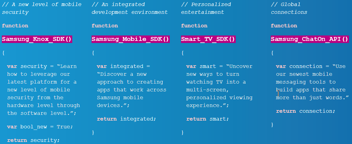 [For Developers] Samsung Releases A Batch Of New And Updated SDKs At Developer Conference