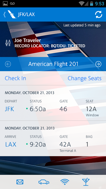 American Airlines App Updated To v3.0 With A Hugely Improved UI