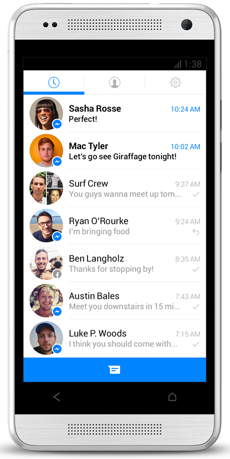 Facebook Messenger Getting Major Overhaul: SMS Dead, No Longer Need To ...