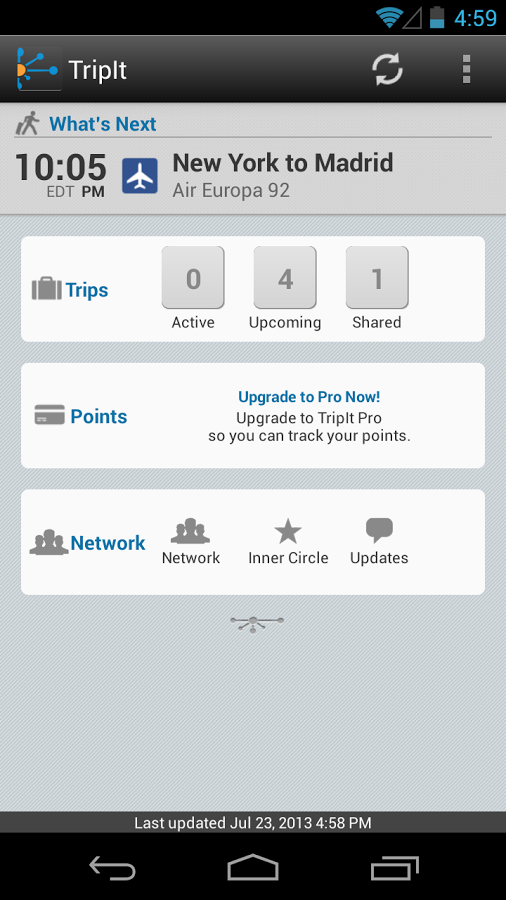 TripIt App Updated To v3.3 With Landscape View, In-App Maps, Email Auto ...