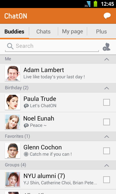 Samsung ChatON Updated To Version 3 With An Updated User Interface And ...