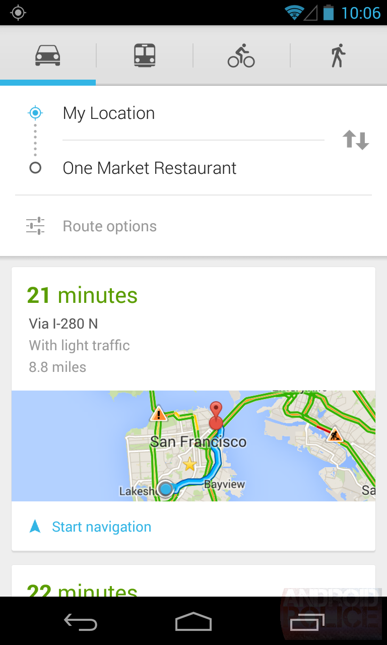 Google Maps 7.3 For Android Shows Up, Brings Compact Navigation Cards ...