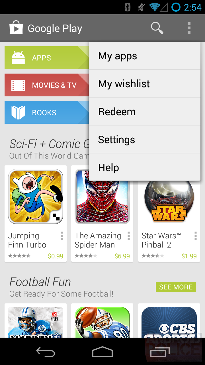 [Exclusive] Next Android Play Store App 4.4 Will Switch To Slide-Out ...